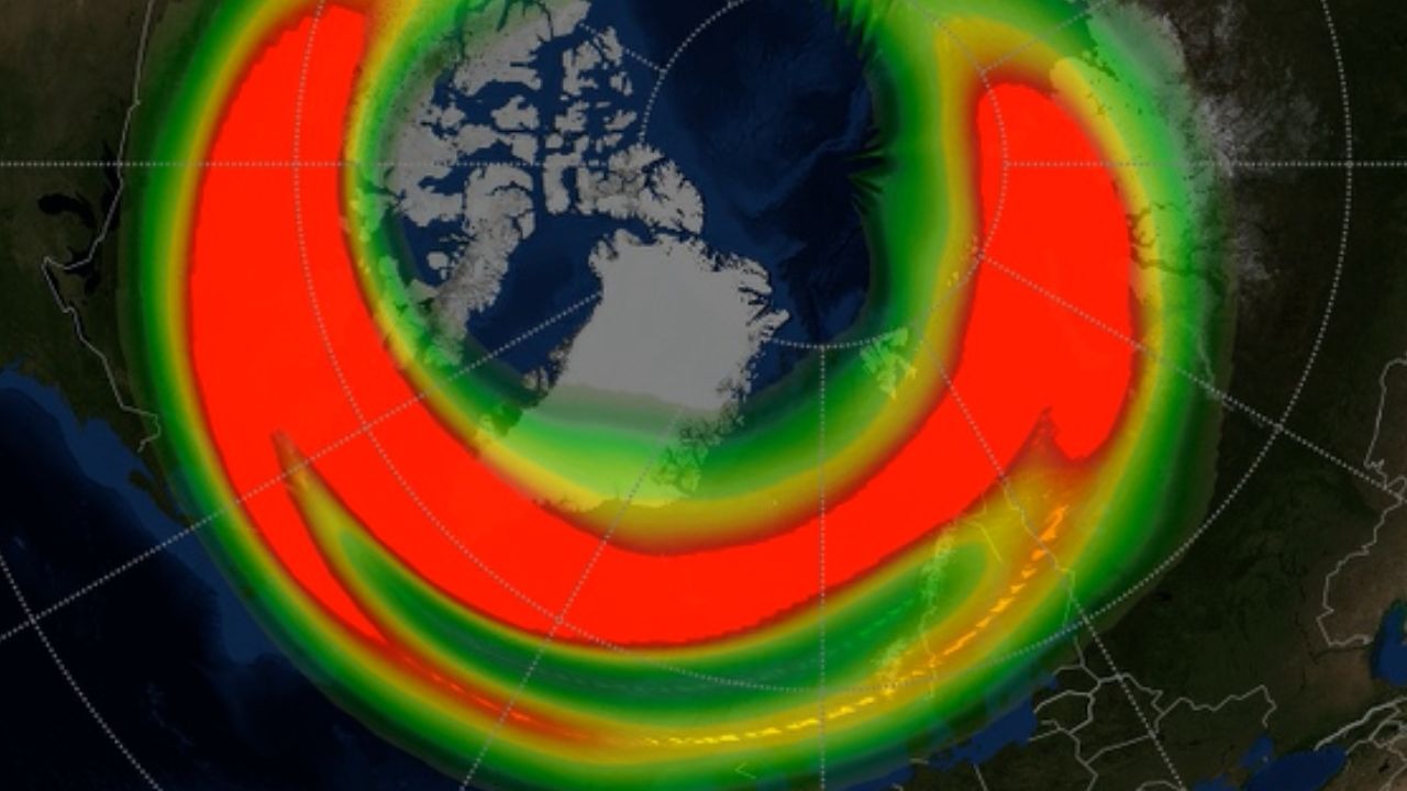 The Met Office's aurora forecast says there's "the potential for ...
