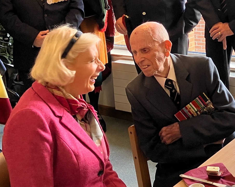 WATCH: Coleraine man Norman Irwin celebrates his 107th birthday in style