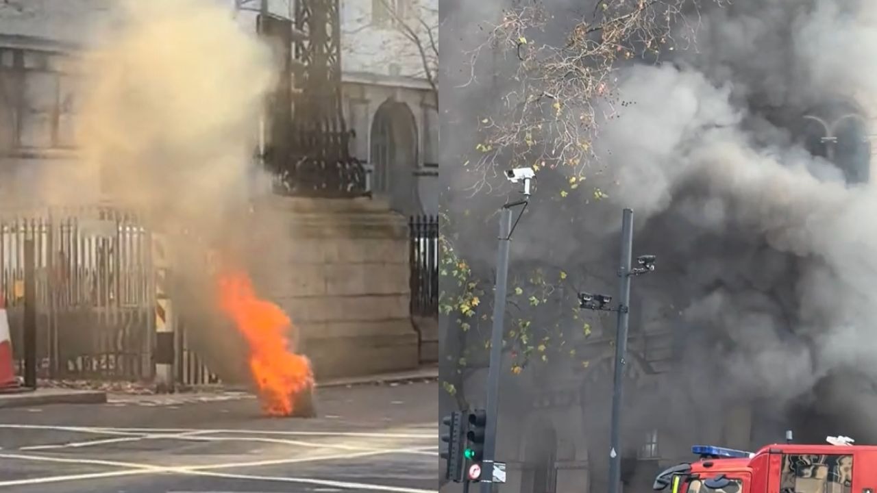 40 firefighters rush to scene amid 'serious' blaze on busy road
