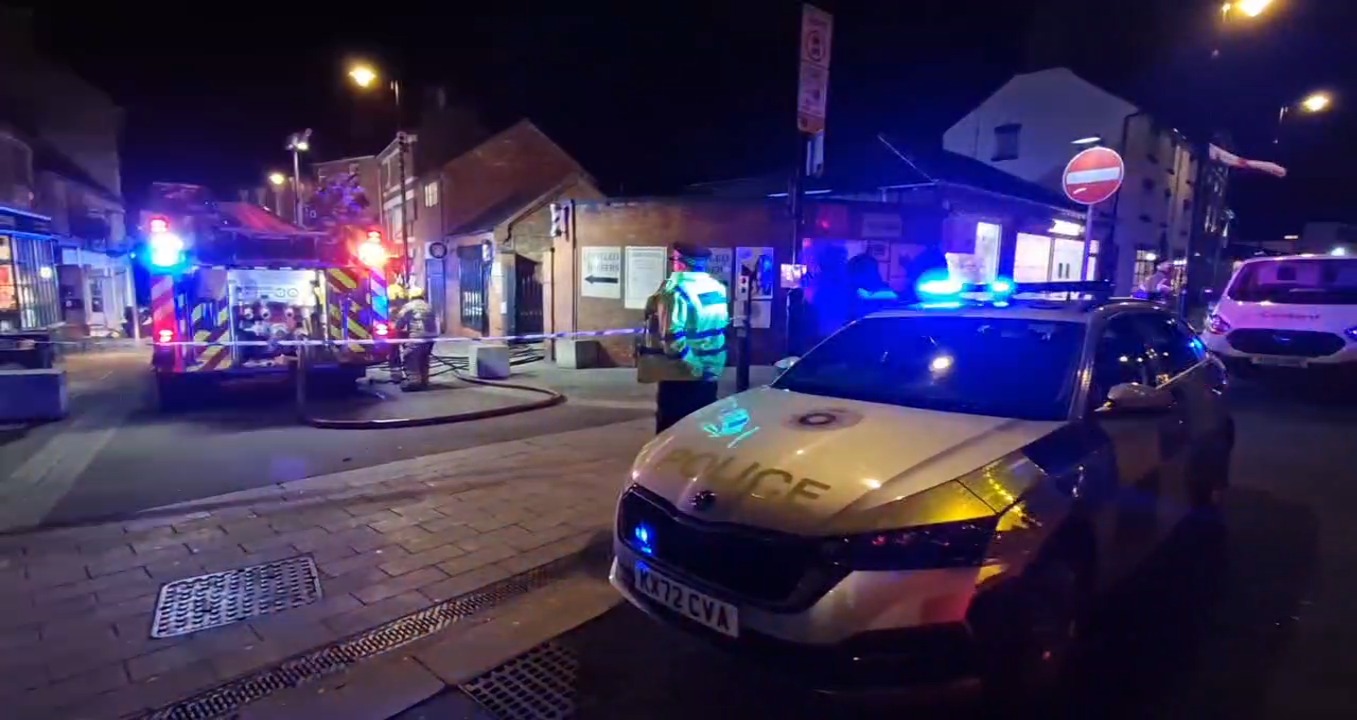 Fire investigation after blaze in Kettering town centre restaurant